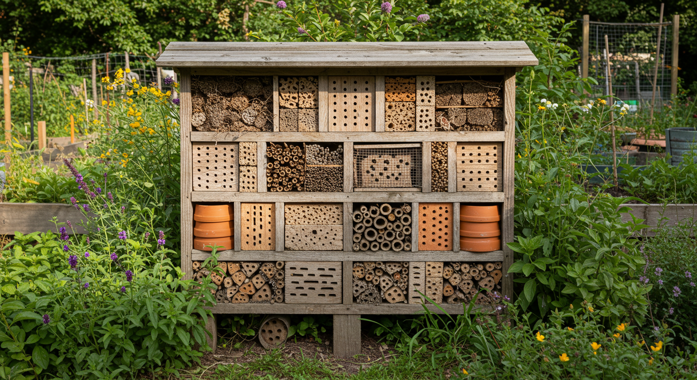 Comment Construire Un Hôtel à Insectes Pour Attirer Les Pollinisateurs